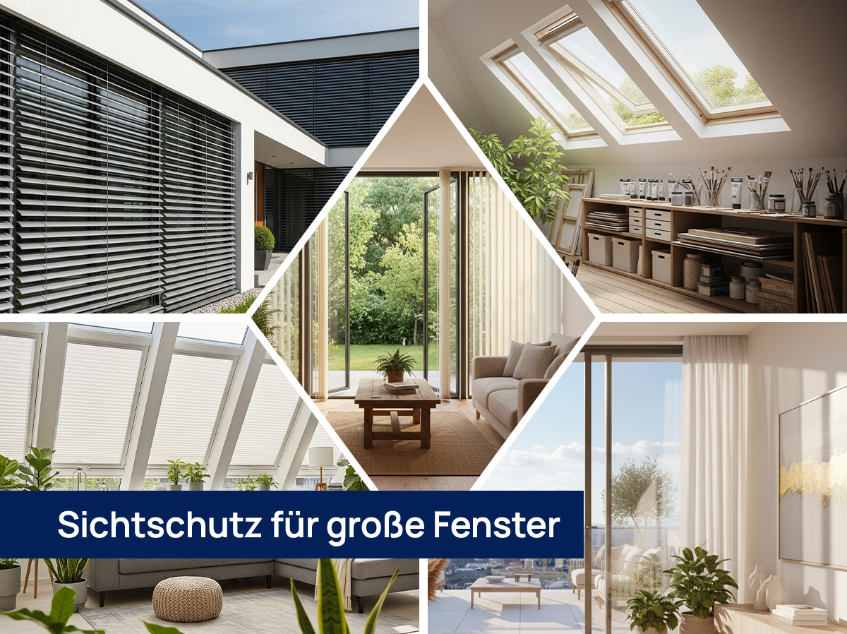 Grosse Fenster Sichtschutz